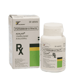 ACALKA Potassium Citrate 10mEq Tablet 30's price in the Philippines ...